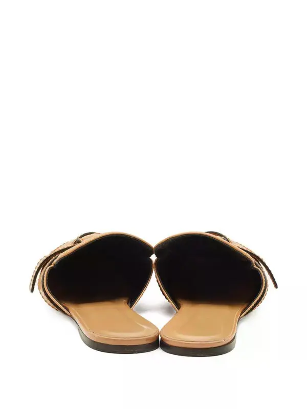 Loewe Gate Knot Leather Mules