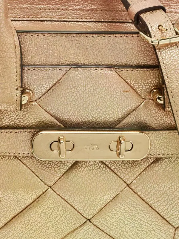COACH Quilted Leather Tote Bag