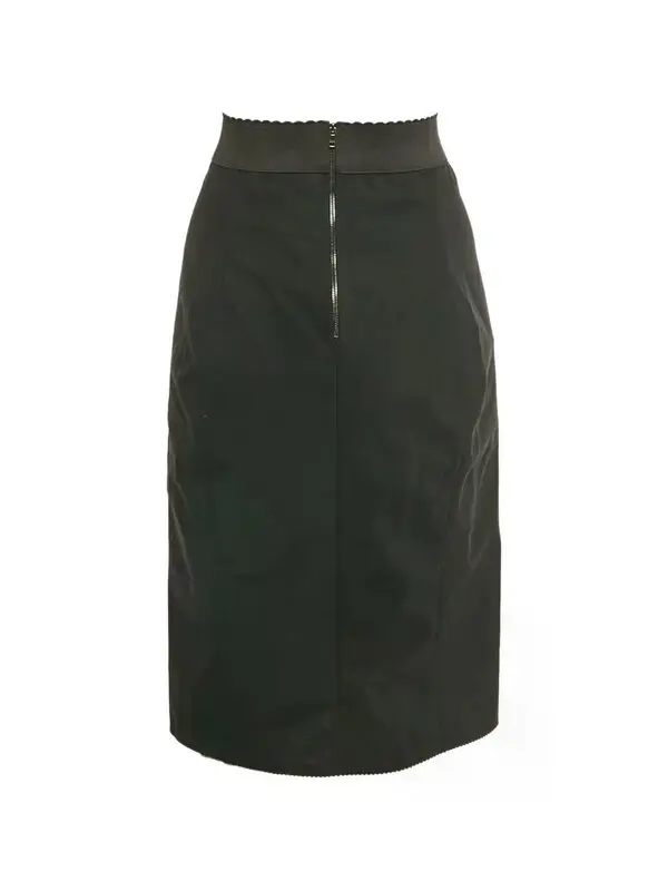 Dolce & Gabbana Satin-insert Midi Skirt