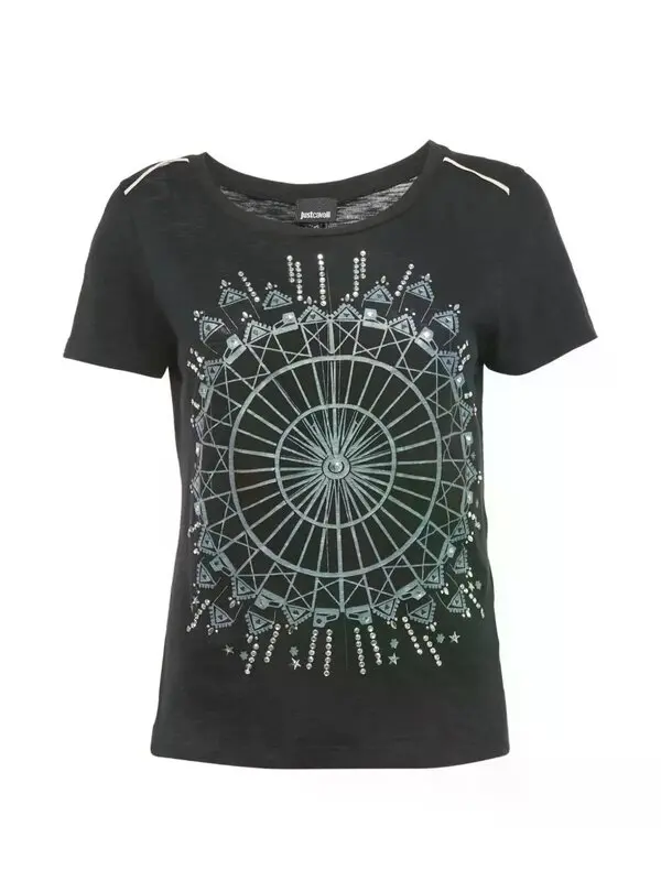 Just Cavalli Printed Cotton T-shirt