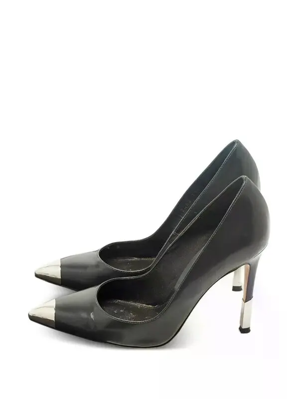 GIANVITO ROSSI Pointed-toe Leather Pumps