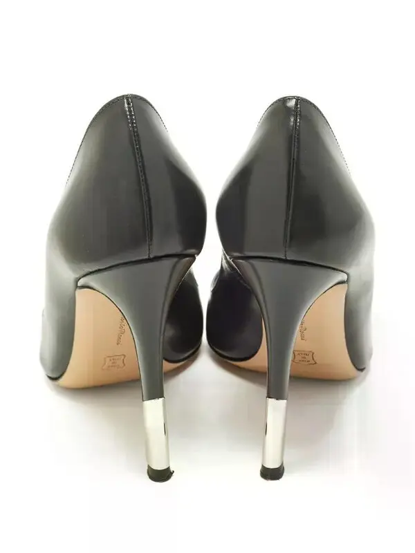 GIANVITO ROSSI Pointed-toe Leather Pumps