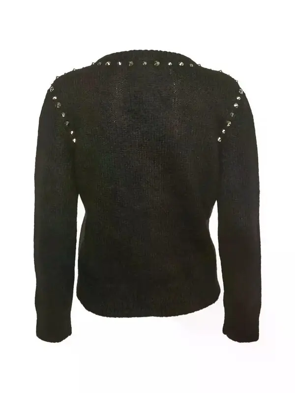 Gucci Studded V-neck Sweater