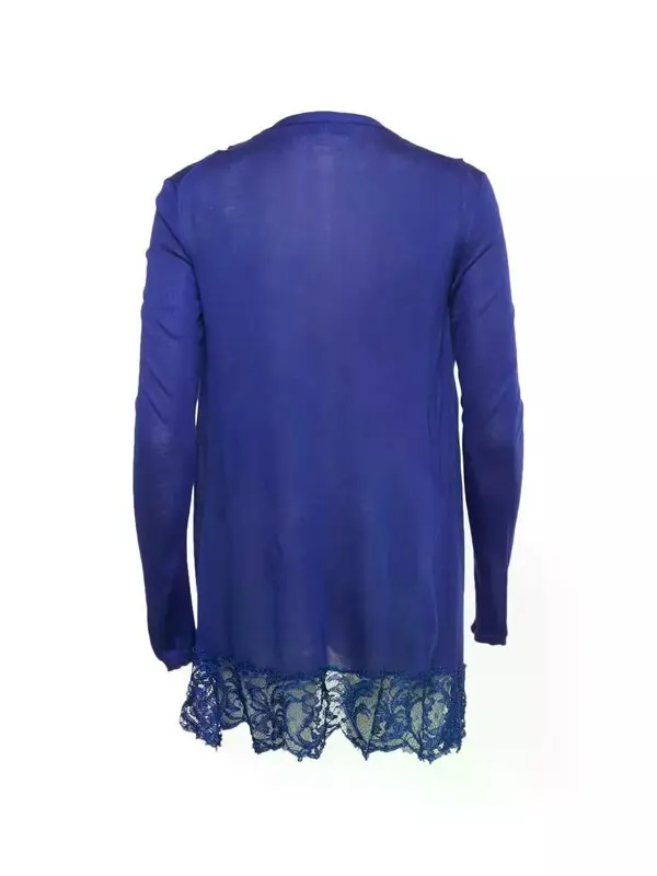 Emilio Pucci Lace-trim Knit Cardigan