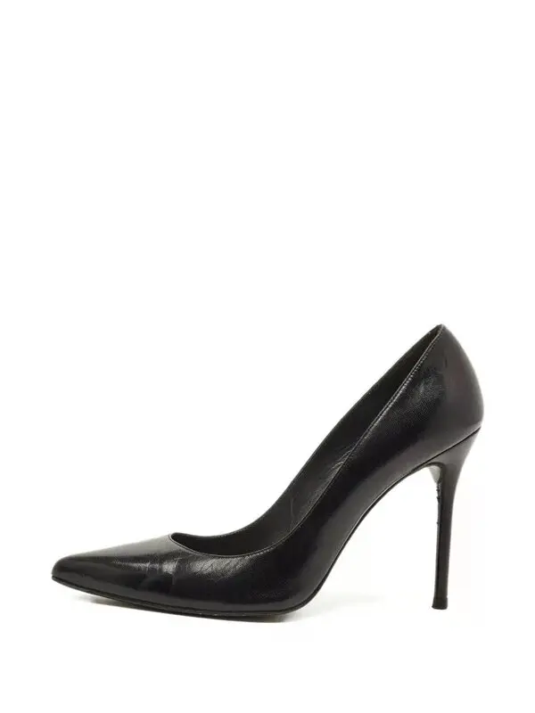 STUART WEITZMAN Pointed Leather Stiletto Pumps