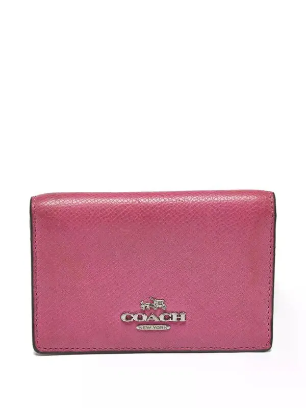 COACH® Logo-detail Card Holder - Pink