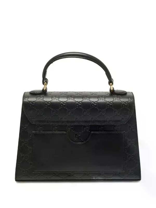 Gucci Padlock Leather Top-handle Tote Bag