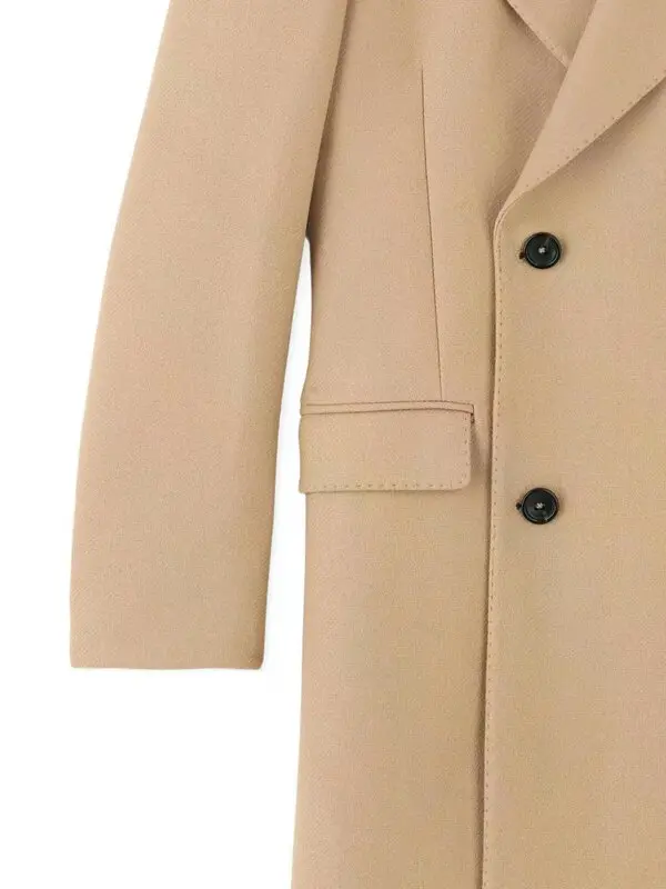 FORTELA Ernesto Double-breasted Coat - Neutrals