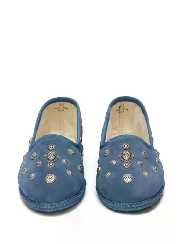 FORTELA Frutate Studs Suede Slippers