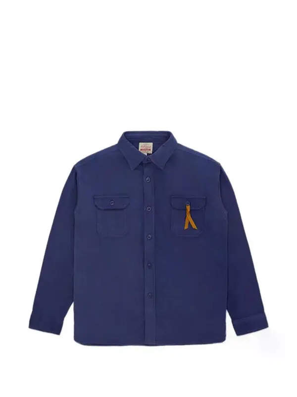 FORTELA Mescal Cotton Shirt - Blue
