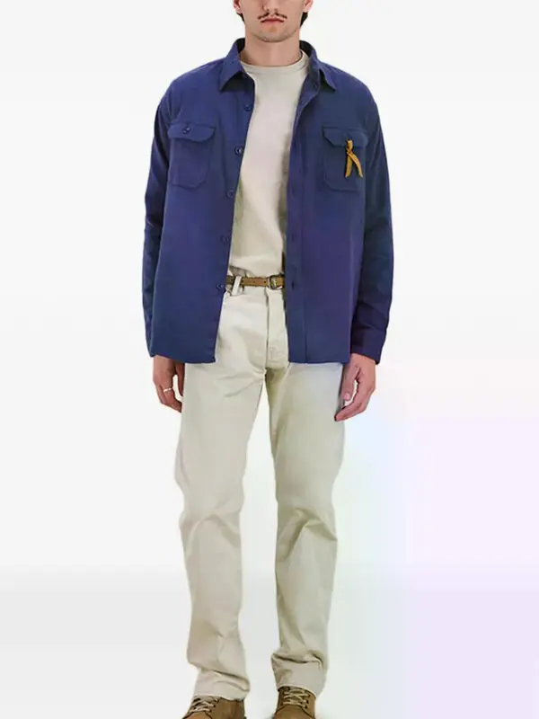 FORTELA Mescal Cotton Shirt - Blue