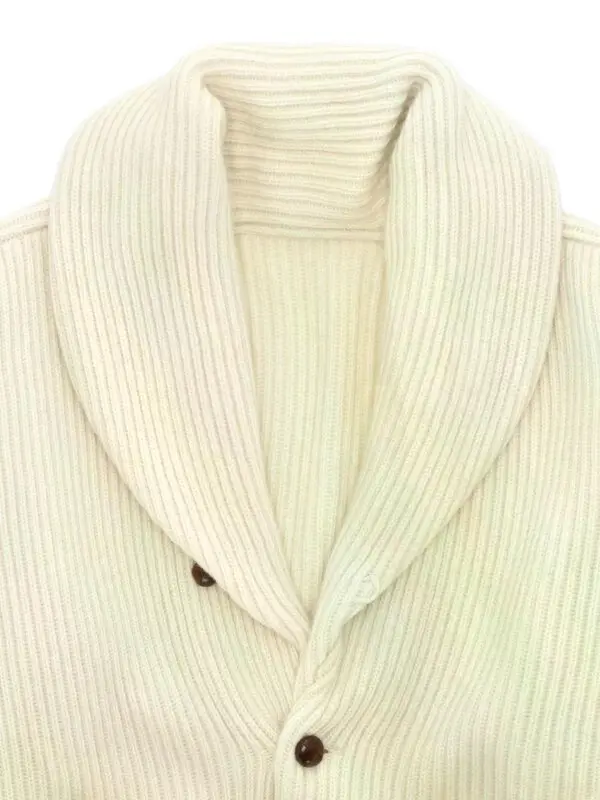 FORTELA Stoke Shawl-collar Cardigan - Neutrals