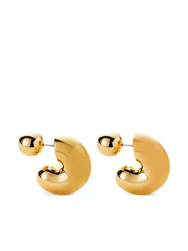 Jenny Bird Medium Tome Hoop Earrings - Gold