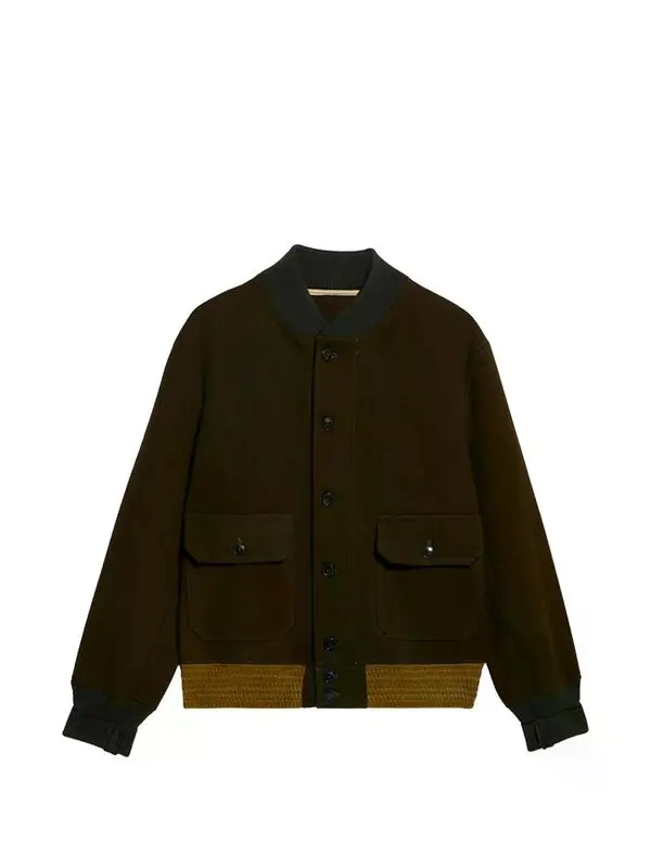 FORTELA Button Bomber Jacket