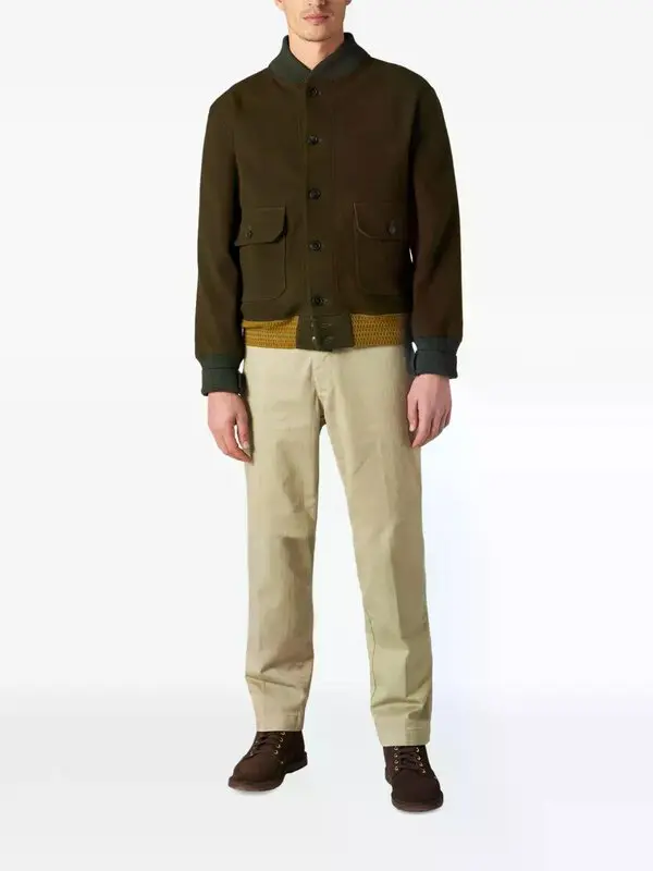 FORTELA Button Bomber Jacket