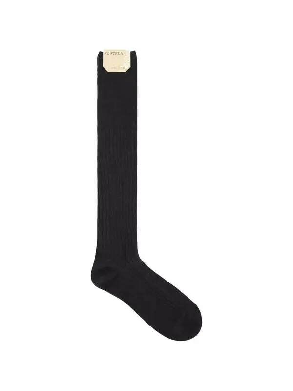 FORTELA Ribbed Socks - Black
