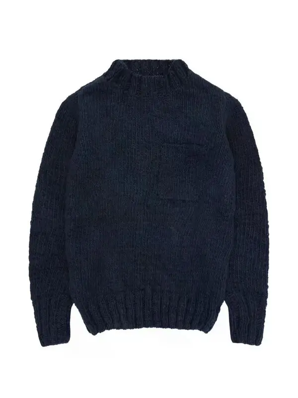 FORTELA Ribbed-knit Sweater - Blue