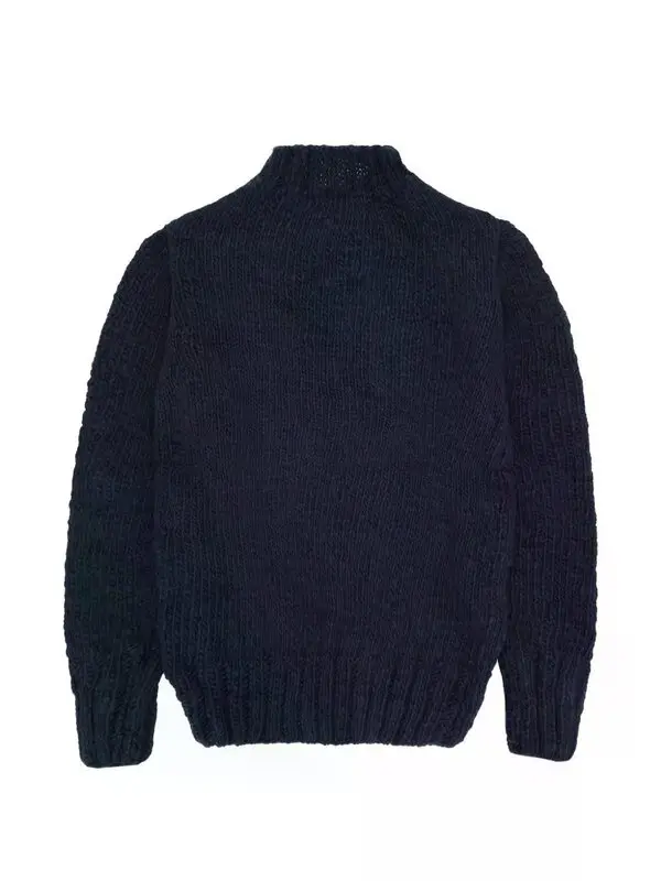 FORTELA Ribbed-knit Sweater - Blue