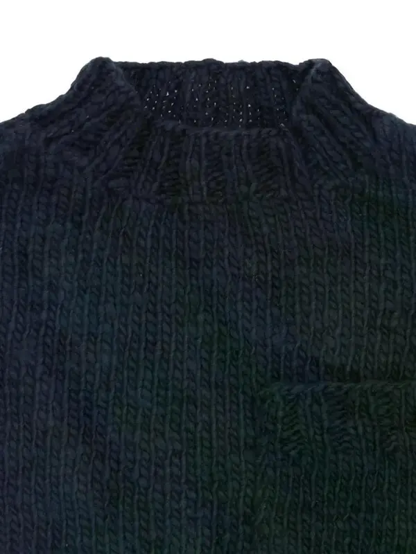 FORTELA Ribbed-knit Sweater - Blue
