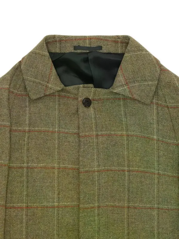 FORTELA Amadeo Plaid Single-breasted Coat