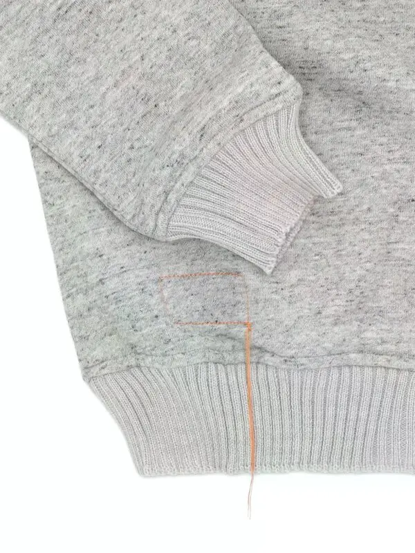 FORTELA Raglan Ribbed Knit Mayfair Sweatshirt - Grey