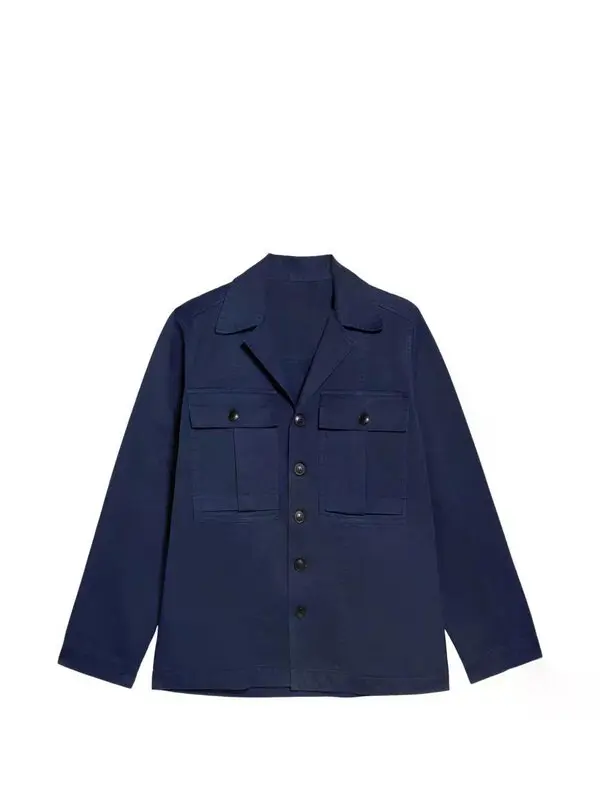 FORTELA Solomon Button-fastening Shirt Jacket - Blue