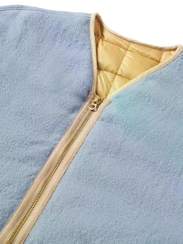 FORTELA Patch Pocket Zip Wool Jacket