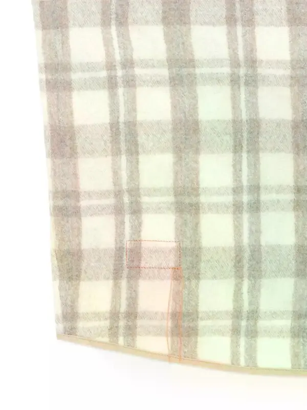 FORTELA Check-pattern Zip-up Gilet