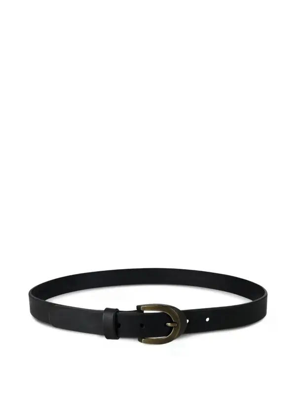 FORTELA Thea Leather Belt - Black