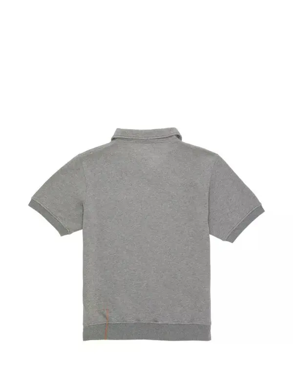 FORTELA Yalepm Zip Short-sleeve Polo Shirt - Grey