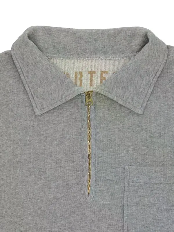 FORTELA Yalepm Zip Short-sleeve Polo Shirt - Grey