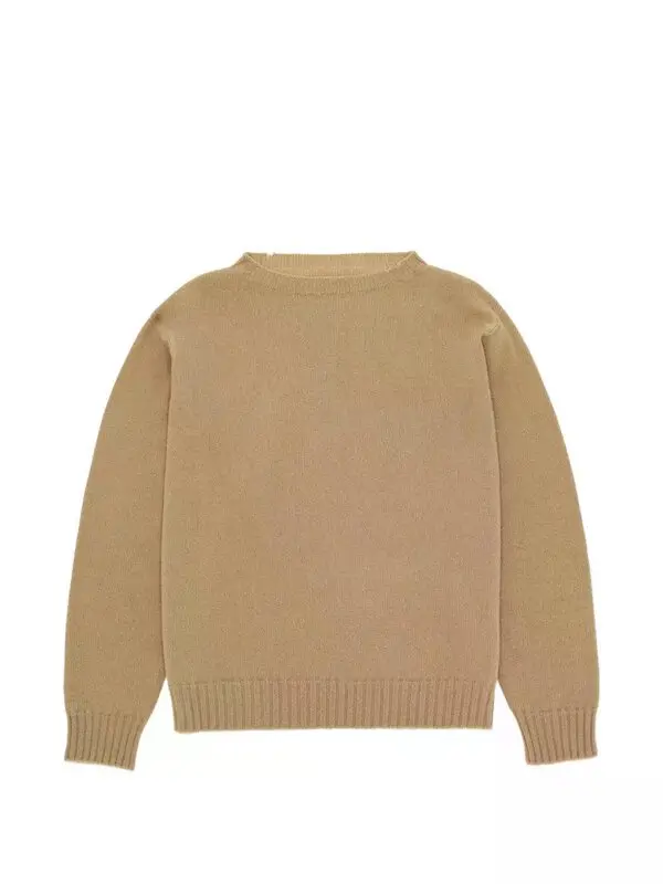 FORTELA Heylor Crew-neck Wool Sweater - Neutrals