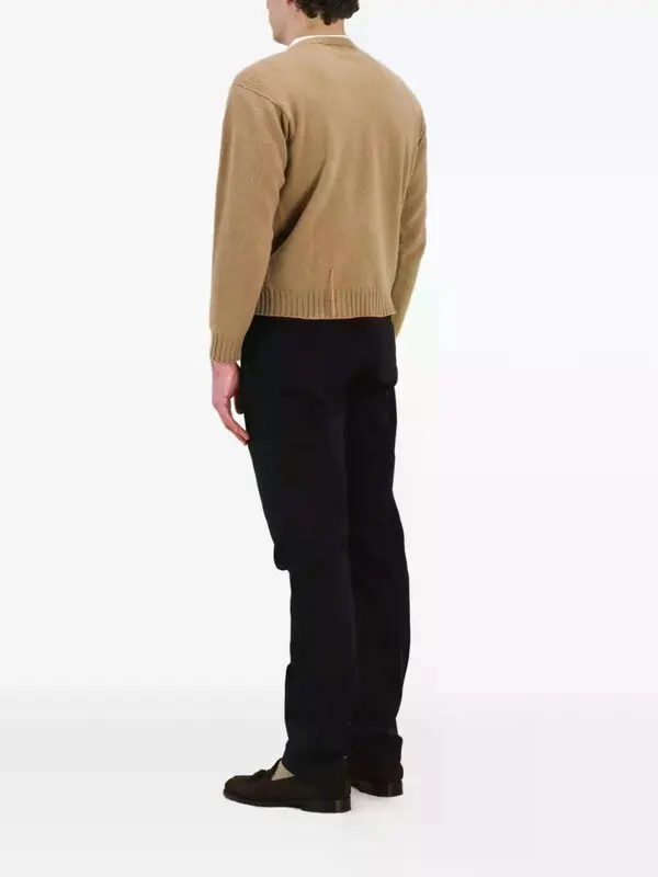 FORTELA Heylor Crew-neck Wool Sweater - Neutrals