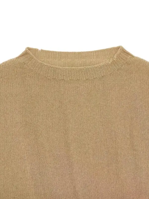 FORTELA Heylor Crew-neck Wool Sweater - Neutrals