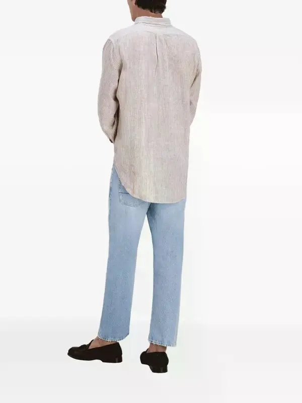 FORTELA King Striped Shirt - Neutrals