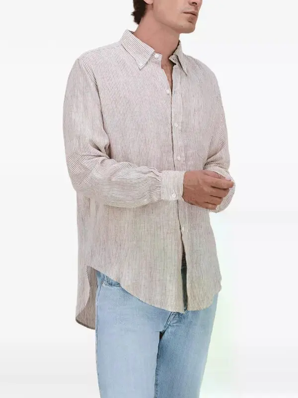 FORTELA King Striped Shirt - Neutrals