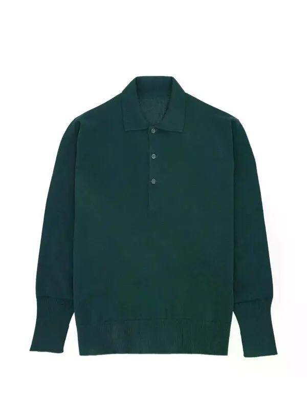 FORTELA Kenneth Cashmere Polo Shirt - Green