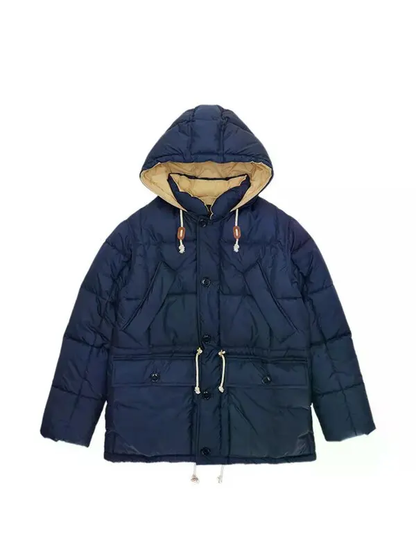 FORTELA Quilted Hooded Jacket - Blue
