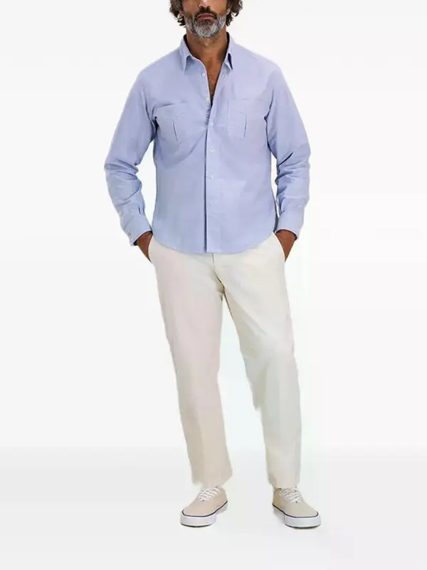 FORTELA Osumi Patch-pocket Oxford Shirt