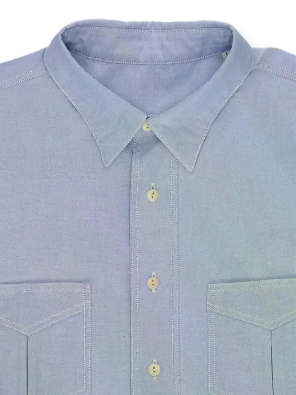 FORTELA Osumi Patch-pocket Oxford Shirt