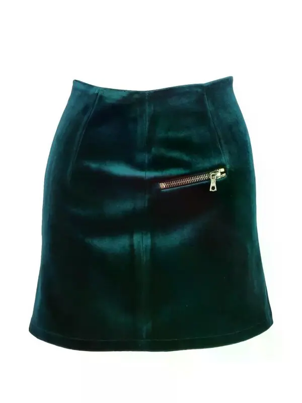 Sandro Janet Velvet Mini Skirt