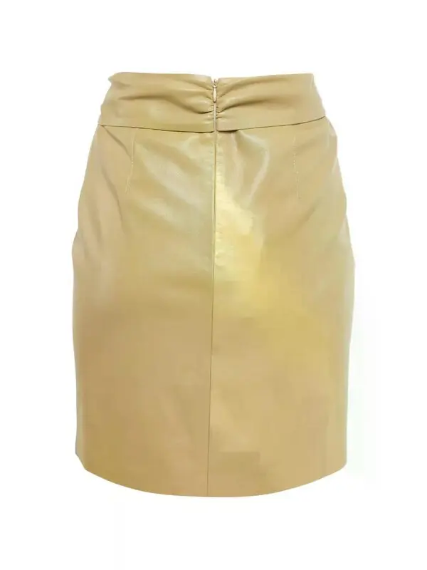 Nanushka Leather Knot Skirt