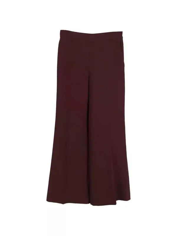 Fendi High-rise Wide-leg Wool Trousers