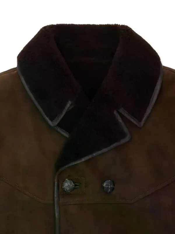 FORTELA Lemans Double-breasted Jacket - Brown
