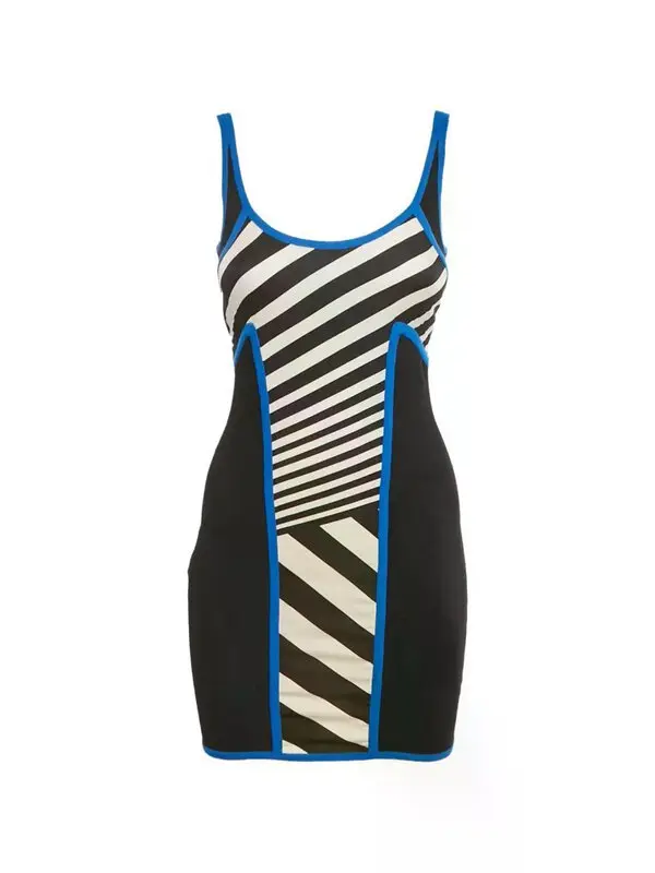 Versace Striped Mini Dress