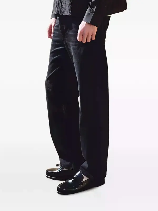 WON HUNDRED Faded Straight Leg Jeans - Black