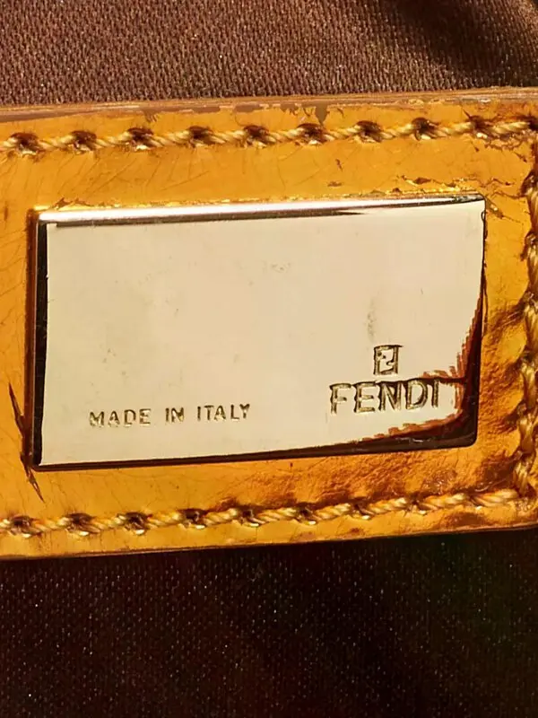 Fendi Zucchino Fabric Tote Bag