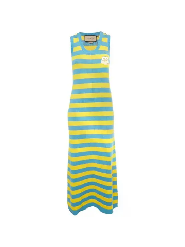 Gucci Striped Midi Dress
