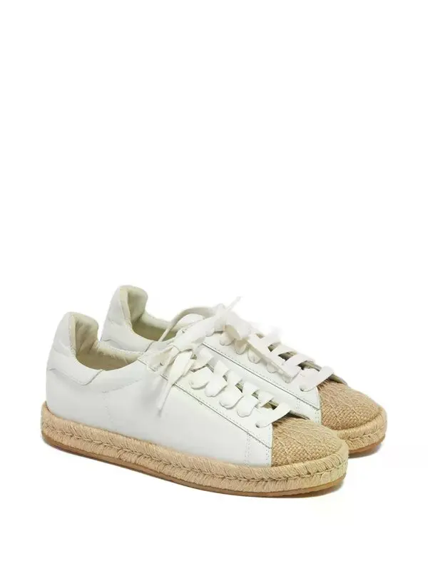 Alexander Wang Jute-toe Leather Sneakers