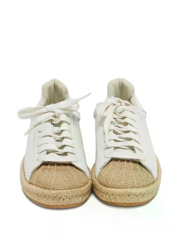 Alexander Wang Jute-toe Leather Sneakers